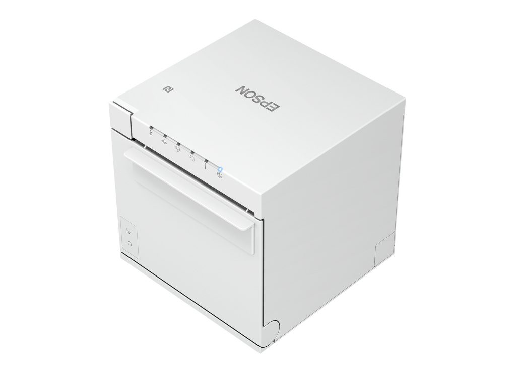 エプソン 新レシートプリンタを発売 卓上タイプの後継機「TM-m30Ⅲ-H」 セルフ用の「TM-m55」 清掃がしやすく抗菌素材採用 | プリント&プロモーション